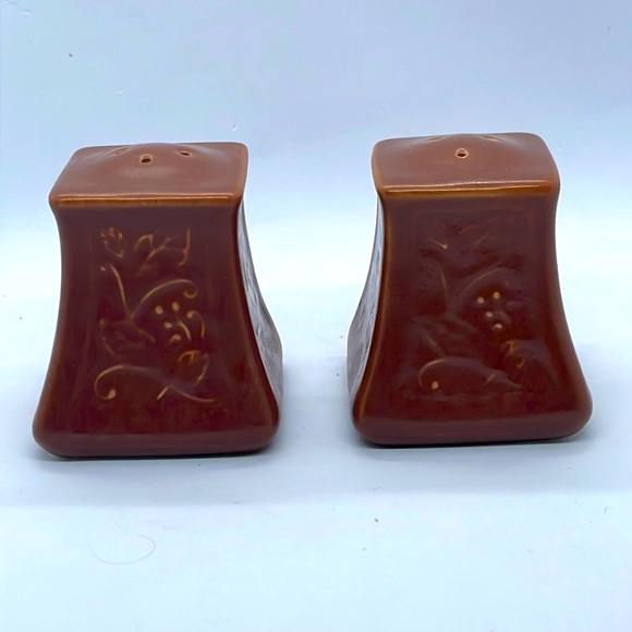 Pfaltzgraff | Dining | Pfaltzgraff Mission Flower Salt Pepper Set Burnt ...